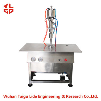 Semi Automatic Aerosol Spray Filling Machine For Rough Texture Spray Paint