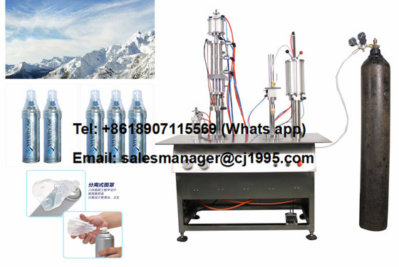 Oxygen Gas Fresh Air Spray Can Filling Machines
