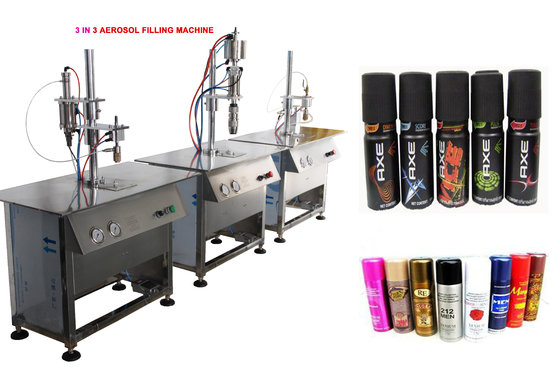 Pepper Spray / Nasal Spray Filling Machine With Pneumatic Power Type