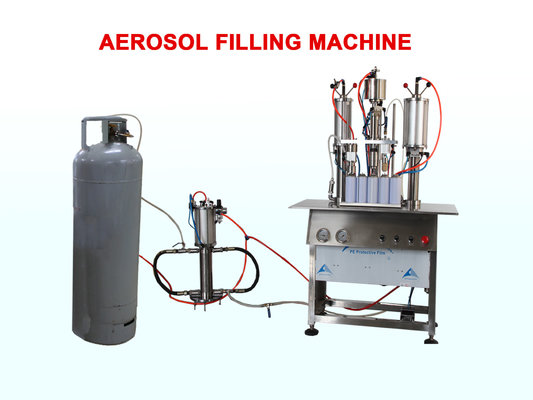 Aerosol Filling Machines For Filling Body Sprays / Perfume / Deodorant