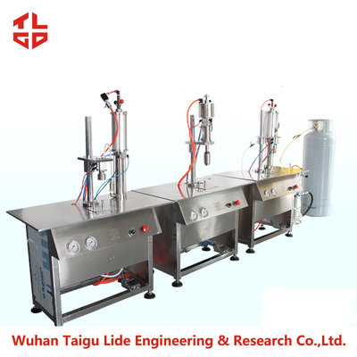 Aerosol Filling Machines For Filling Body Sprays / Perfume / Deodorant