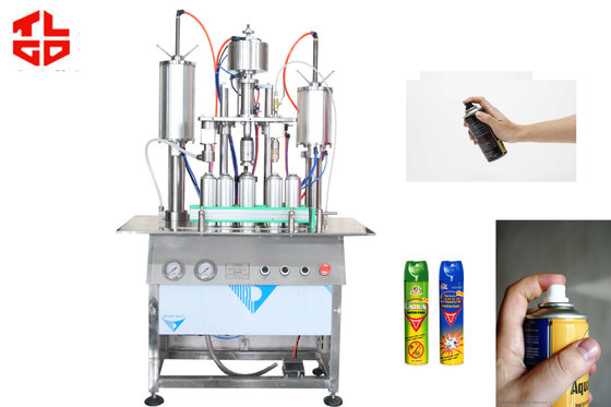Aerosol Filling Machines For Filling Body Sprays / Perfume / Deodorant