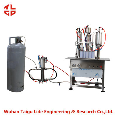 Automatic Body Spray Filling Machine , Aerosol Can Filling Equipment