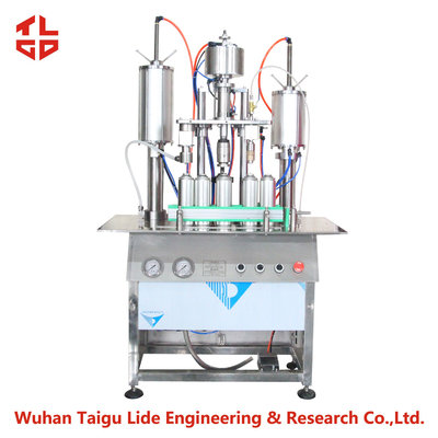 Automatic Body Spray Filling Machine , Aerosol Can Filling Equipment