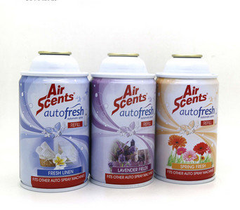 Customized Empty Refillable Hair Spray Can / Tin Can 100-240mm Height