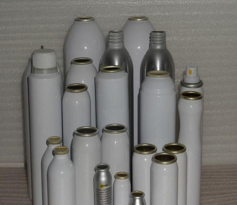 Oxygen Gas Tin Plate Aerosol Spray Can , Compressed Air Aerosol Can 100-240mm Height