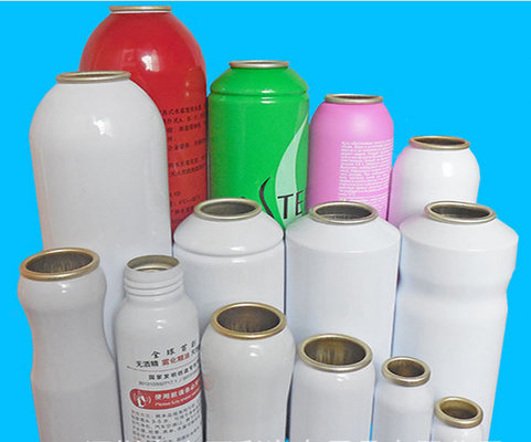 Oxygen Gas Tin Plate Aerosol Spray Can , Compressed Air Aerosol Can 100-240mm Height