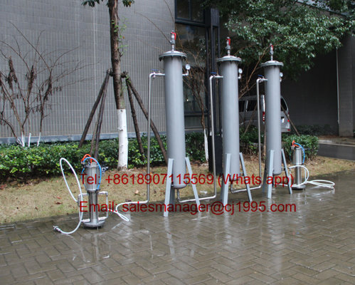 LPG filtration column Machine 1500mm Height Stainless Steel Material