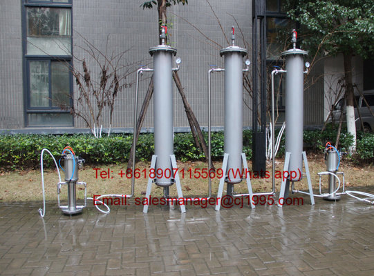 LPG filtration column Machine 1500mm Height Stainless Steel Material