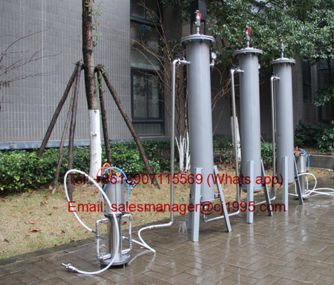 LPG filtration column Machine 1500mm Height Stainless Steel Material