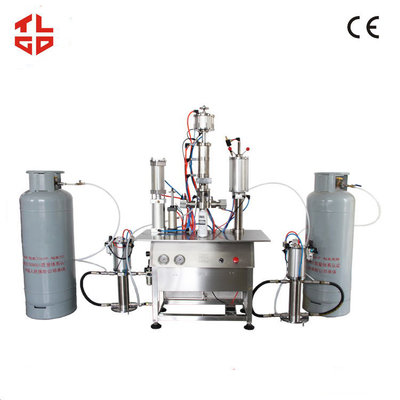 R410a Refrigerant Freon Spray Filling Machine , Under Cap Gas Filling Machine