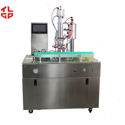 Semi Auo R134a Refrigerant Filling Machine , R12 Freon Spray Can Filling Machine