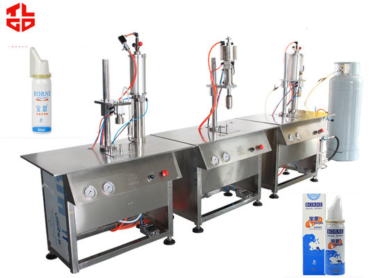 Asthmatic Bronchitis Spray Aerosol Filling Machine