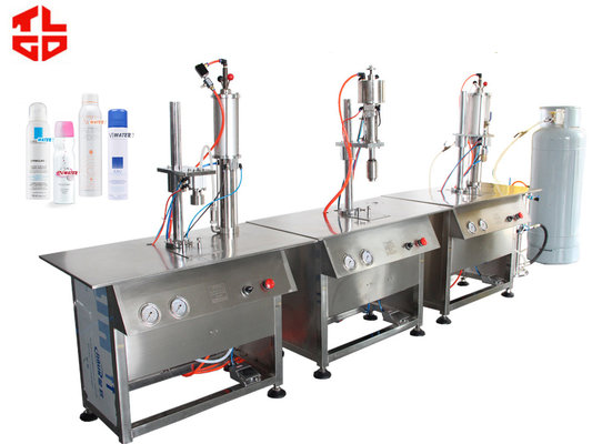 Semi Auto Filling Machine For Furniture Spray / Leather Spray Products