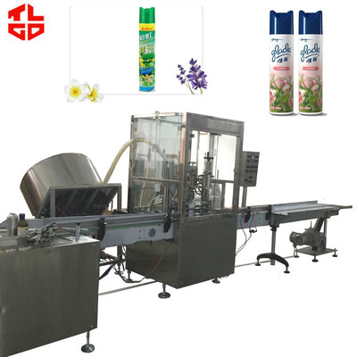 Automatic Aerosol Filling Machine Production Line for Air Freshener Deodorant