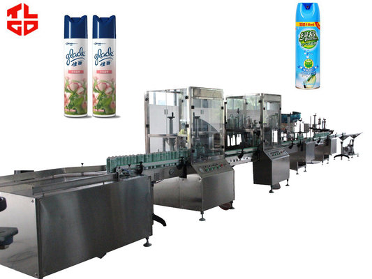 Automatic Aerosol Filling Machine Production Line for Air Freshener Deodorant