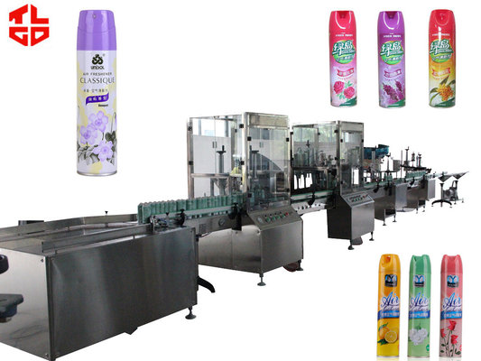 Automatic Aerosol Filling Machine Production Line for Air Freshener Deodorant