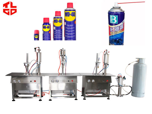 Aerosol Spray Can Filling Machine