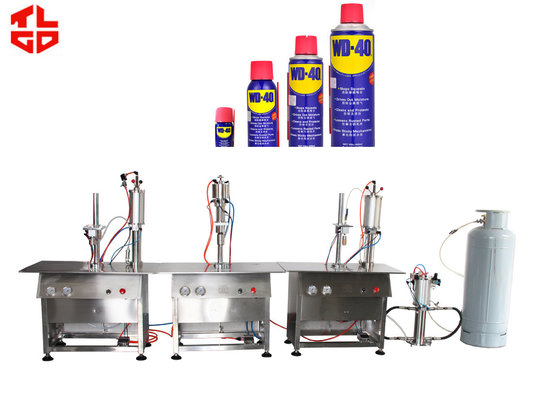 Aerosol Spray Can Filling Machine