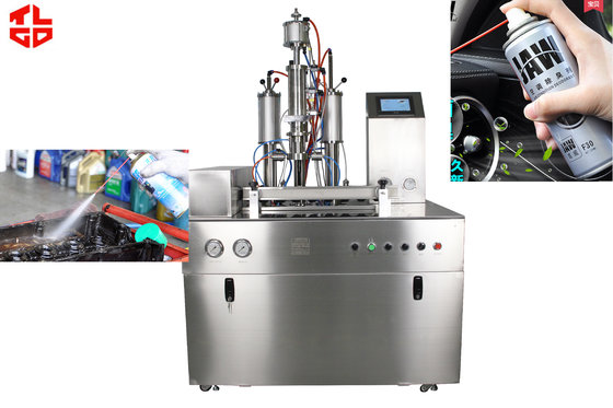 Automatic Aerosol Spray Filling Machine for Tyre Repair Sprays 800-1100cans/hour