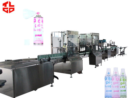 Automatic Vacuum Fresh Air Filling Machine Filling Line 2000-3200 Cans/ Hour
