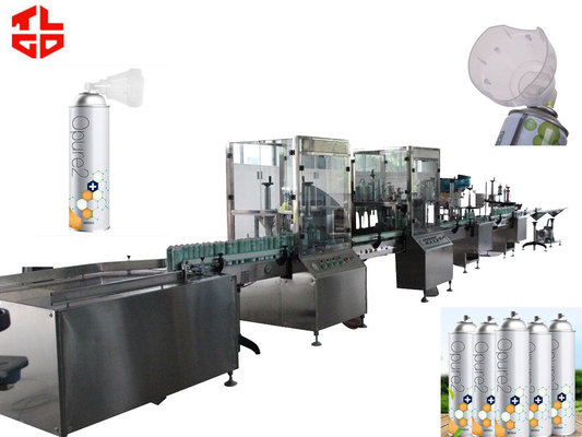 Automatic Vacuum Fresh Air Filling Machine Filling Line 2000-3200 Cans/ Hour