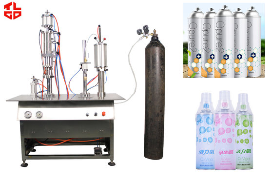 Semi Automatic Oxygen Gas Spray Filling Machine