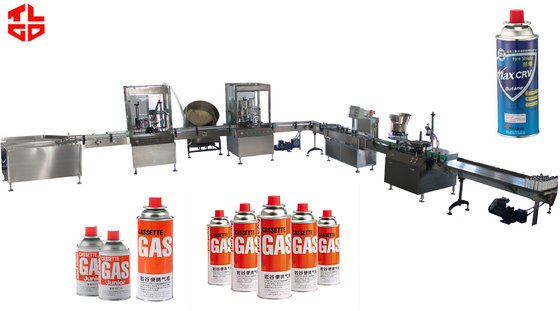 Automatic Cartridge Butane Gas Refilling Machines