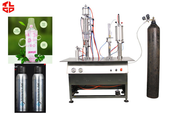 Semi Automatic Vacuum Crimping Fresh Air Filling Machines