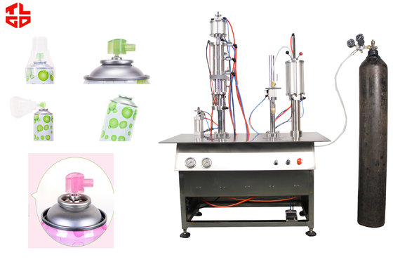 Semi Automatic Aerosol Filling Machine For Breathing Fresh Air Spray Can