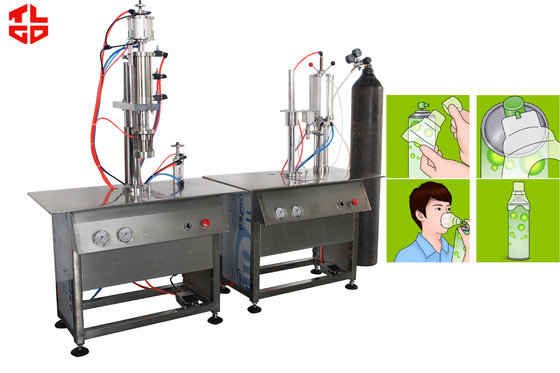 Semi Automatic Aerosol Filling Machine For Breathing Fresh Air Spray Can