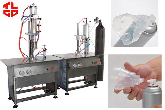 Oxygen Gas Fresh Air Vacuum Crimping And Gas Filling Machines