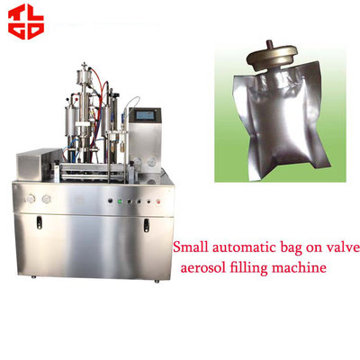 Small Automatic Bag On Valve Aerosol Filling Machine for Fire Extinguisher