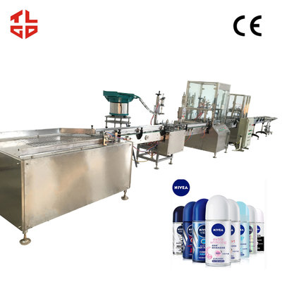 Auto Aerosol Can Filling Equipment For Body Spray , Deodorant Spray