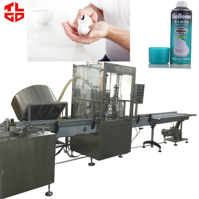 Stainless Steel Automatic Aerosol Filling Line for Styling Gel Hair Spray
