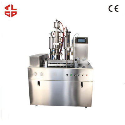BOV Automatic Bag On Valve Aerosol Filling Equipments  For  Fire Extinguisher