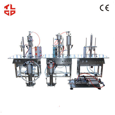 Semi Automatic PU Foam Filling Machine , Pneumatic PU Foam Spray Filling Equipment