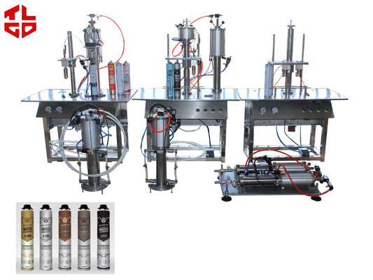 Semi Automatic PU Foam Filling Machine , Pneumatic PU Foam Spray Filling Equipment