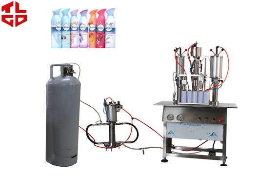 Auto Aerosol Cans Filling Machines For Pesticide Insecticide, Aerosol Spray Filling Machines