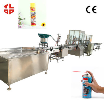 Automatic Aerosol Filling Line for Carburetor& Injector Cleaner , Carburetor Cleaning Agent