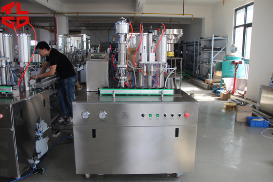 Stainless Steel Tyre Repair Spray Aerosol Spray Filling Machine Automatic