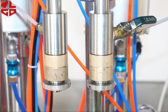 0.75-0.9Mpa Aerosol Spray Filling Machine For Flame Retardant Ribbons