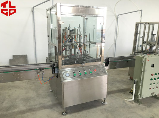 Anti Rust Spray / Mould Release Automatic Aerosol Filling Machine 316 Stainless Steel