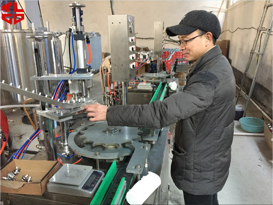 Anti Rust Spray / Mould Release Automatic Aerosol Filling Machine 316 Stainless Steel