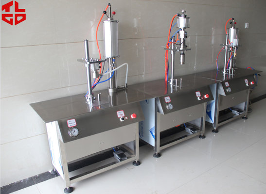 Styling Gel Semi Automatic Aerosol Filling Machine , Hair Spray Aerosol Spray Fillers