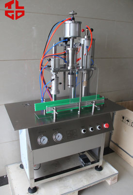 Pneumatic Aerosol LPG Gas Filling Machine , Cartridge Cassette Refilling Machine