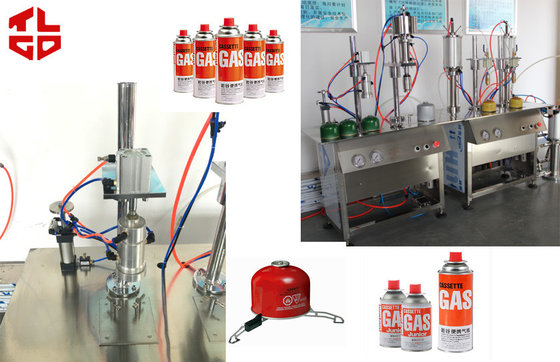 LPG Gas Aerosol Filling Machines, Gas Lighters Refilling Machines Semi Automatic