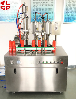 BOV Automatic Bag On Valve Aerosol Filling Machine for Fire Extinguisher
