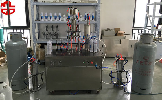 Under cap vacuum filling machines Pneumatic control