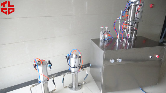 Refrigerant Under Cap Aerosol Spray Filling Machine Semi Automatic Performance